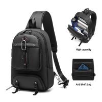 China Factory wholesale large capacity shoulder bag multi functional travel sling bag men's Crossbody chest bag for sale