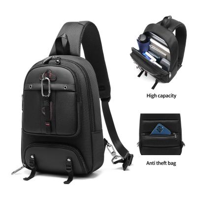 China Factory wholesale large capacity shoulder bag multi functional travel sling bag men's Crossbody chest bag for sale