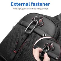 China Factory wholesale large capacity shoulder bag multi functional travel sling bag men's Crossbody chest bag for sale