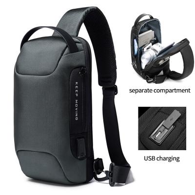 China Factory hot OEM custom men travel anti theft shoulder korean style crossbody waterproof men's customized sling bag for sale
