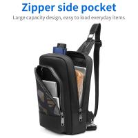 China New camouflage trend fashionable one shoulder sling bag outdoor waterproof men's crossbody chest bag for sale