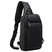 China High quality custom logo men's fashion waterproof business sling bag shoulder bag chest bag for sale
