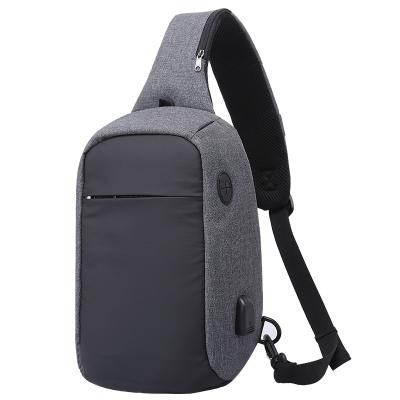 China Factory wholesale men travel anti theft Korean style crossbody waterproof mens customized sling bag for sale