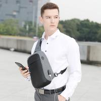 China Factory wholesale men travel anti theft Korean style crossbody waterproof mens customized sling bag for sale