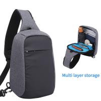 China Factory wholesale men travel anti theft Korean style crossbody waterproof mens customized sling bag for sale