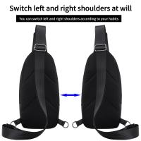 China Wholesale OEM custom logo men waterproof light Korean style crossbody trend mens chest bag sling bag for sale