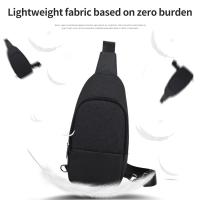 China Wholesale OEM custom logo men waterproof light Korean style crossbody trend mens chest bag sling bag for sale