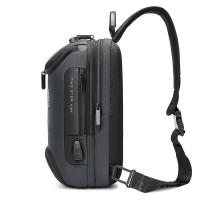 China Factory new design usb men fashion travel waterproof portable men shoulder crossbody sling bag for sale