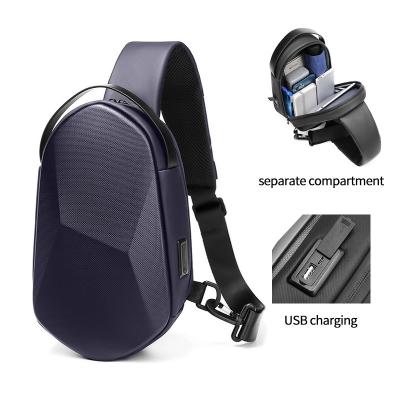 China Oem Mens Laptop Sling Bag Mens Front Sling Bag Ventilation Multi Storey for sale