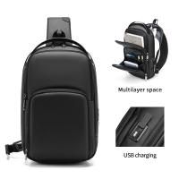 China Ventilation  Sports Crossbody Mens Sling Bag Splash Proof Water for sale