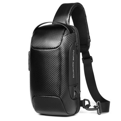 China OEM/ODM Carbon Fiber Streamline Anti Theft Sling Bag Rainproof for sale