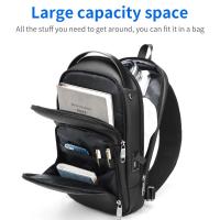 China Solid Color Outdoor Travel Mens Sling Bag Multi Pocket Design Easy To Carry for sale