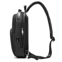 China Solid Color Outdoor Travel Mens Sling Bag Multi Pocket Design Easy To Carry for sale