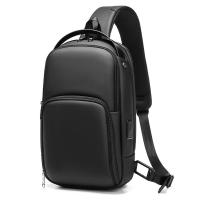 China Solid Color Outdoor Travel Mens Sling Bag Multi Pocket Design Easy To Carry for sale