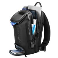 China Custom Anti Theft Mens Sling Bag Water Resisting 21*12*35cm Size for sale