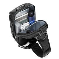 China Custom Anti Theft Mens Sling Bag Water Resisting 21*12*35cm Size for sale