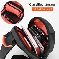 China Rainproof Mens Large Sling Bag Cool Sling Bags For Guys Boys OEM / ODM Available for sale