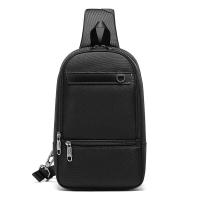 China OEM ODM Lightweight Waterproof Crossbody Bag Mens Sling Backpack With Usb Port for sale