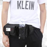 China Leisure Style Men'S Outdoor Waterproof Waist Bag Length 27cm Lightweight for sale