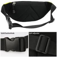 China Zipper Closure  Waterproof Waist Pouch Nylon Women Fanny Pack 13cm High for sale