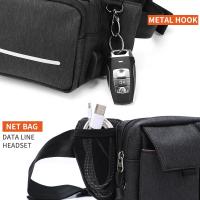 China Fashionable Pillow Shape Waterproof Waist Bag For Men OEM & ODM for sale