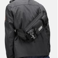 China Outdoor Oxford Waterproof Waist Bag Tool Kit Black Mens Bumbag Multifunctional for sale