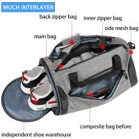 China Animal Prints Travel Duffle Bag Sports Fitness Duffel Bag Multi Compartment for sale