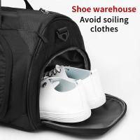 China OEM Custom Logo Travel Duffel Backpack Garment Duffle Bag Multi Storey for sale