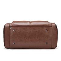 China MingLu Custom Logo Large Leather Weekend Bag Mens Rainproof Durable for sale