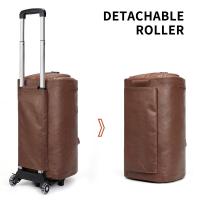 China OEM Rolling Garment Male Travel Duffle Bag With Trolley Sleeve Multipurpose for sale