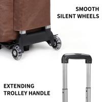 China OEM Rolling Garment Male Travel Duffle Bag With Trolley Sleeve Multipurpose for sale