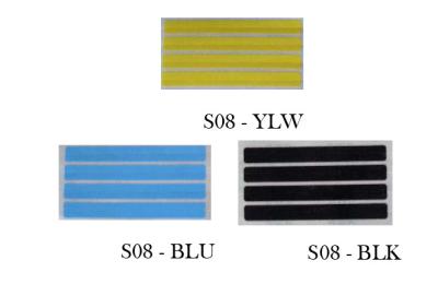 China Smt single splice tape 8mm with three colors yellow,blue,black for sale