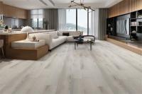 China Luxury Plastic Waterproof Spc Flooring 4mm 4.5mm  IXPE  Backing for sale