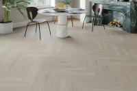 China Rigid Core Spc Herringbone Vinyl Flooring Planks 6.5mm 125x625mm for sale