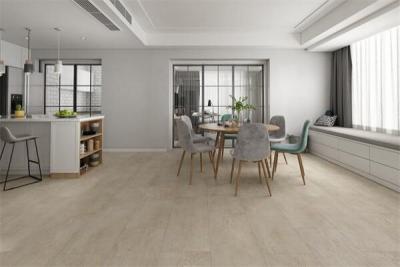China 4.5mm Commercial Spc Vinyl Flooring Grey Stone Polymer Composite for sale