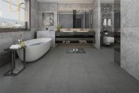 China Black SPC Floor Tiles Easy Maintenance FLOOR SCORE 4.5mm for sale