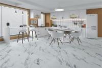 China Light Grey Spc Flooring White In Basement Bathroom 12