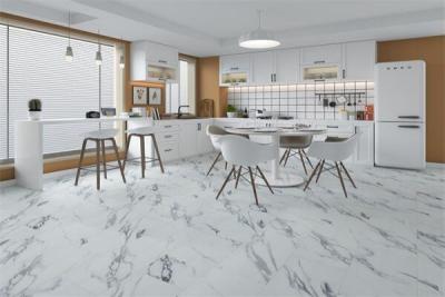 China Light Grey Spc Flooring White In Basement Bathroom 12