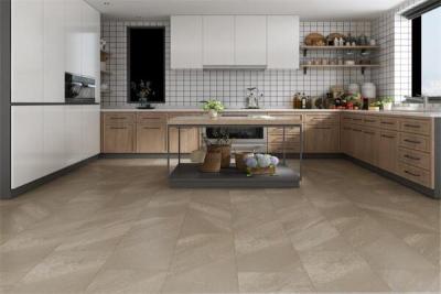 China Interlock Click Lock spc flooring tile look Commercial Luxury 15 mil for sale