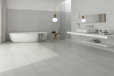 China 12 Inch Grey SPC Floor Tiles Stone Plastic Composite Vinyl Flooring 4.5mm for sale
