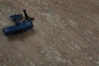 China 4.2mm Virgin Material SPC Floor Tiles Anti Moisture Click Lock Flooring for sale