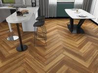 China 5.0mm Waterproof SPC Herringbone Floor No Shrink Rigid Core SPC Flooring for sale
