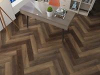China 5.0mm Colour Fast To Sunlight SPC Herringbone Floor Click Lock Vinyl Plank Flooring for sale