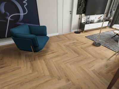 China Wood Texture Waterproof Lvt Spc Flooring For Residential Space for sale