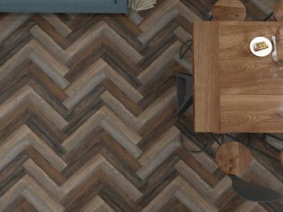 China Termite Proof Herringbone SPC Floor Click Lock SPC Click Flooring 4.5mm for sale