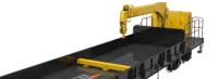 China RTH35 Railway Flat Wagon 1435mm Gauge 72t Capacity for Transporting 25m Rails for sale