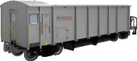 China 80km/h 60 Ton Ballast Hopper Wagon Self Discharging Rail Car TB Standard for sale