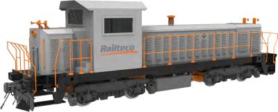 China RTJ001 Shunting Locomotive 20t Axle Load 392KM Diesel Engine with Sound Insulation Cab for sale
