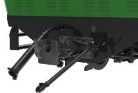 China RTK24 Refrigerated Wagon 1000mm Gauge 100km/h Dual Carrier Units for sale