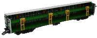 China RTK26 Special Car Carrier 1000mm Gauge 10t Axle Load 80km/h Rail Wagon for sale